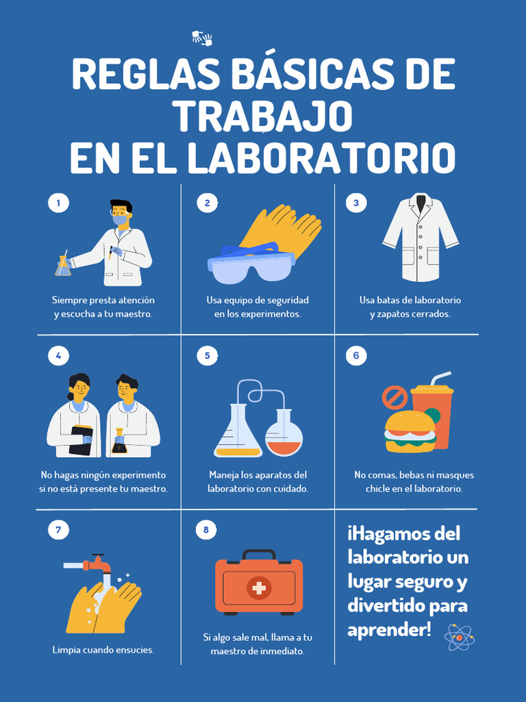 Reglas Básicas de Trabajo en Laboratorio | PDF
