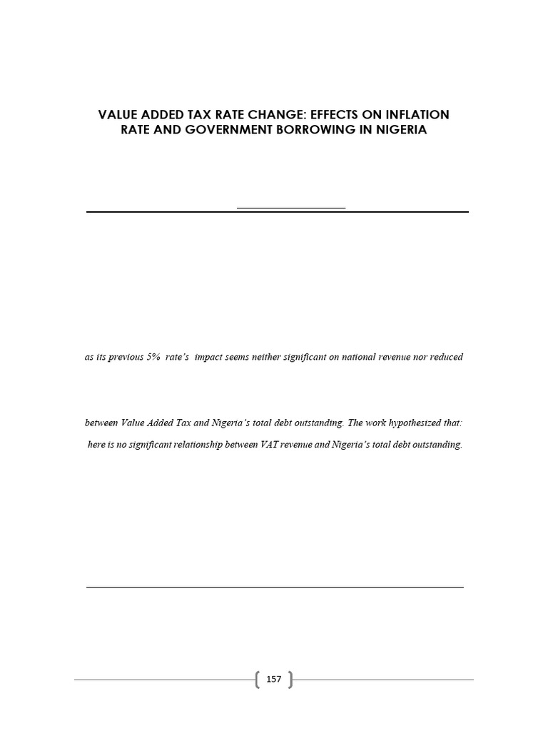 157-176-Value Added Tax Rate Change Effects On Inflation Rate and ...