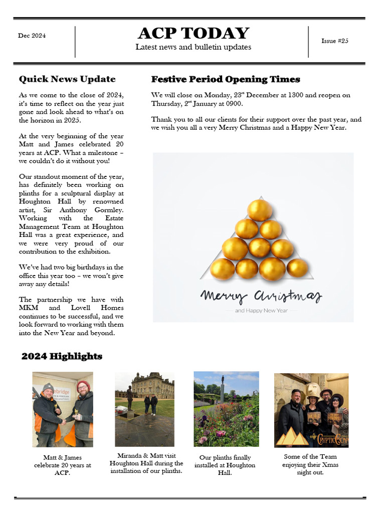 Dec 2024 Newsletter | PDF
