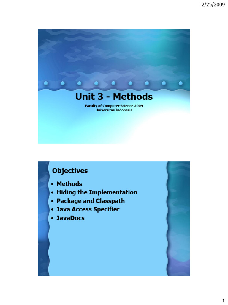 Unit3 Methods Pdf Parameter Computer Programming Method Computer Programming