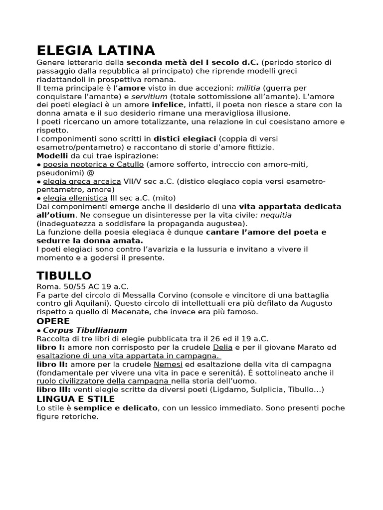 Elegia Latina | PDF