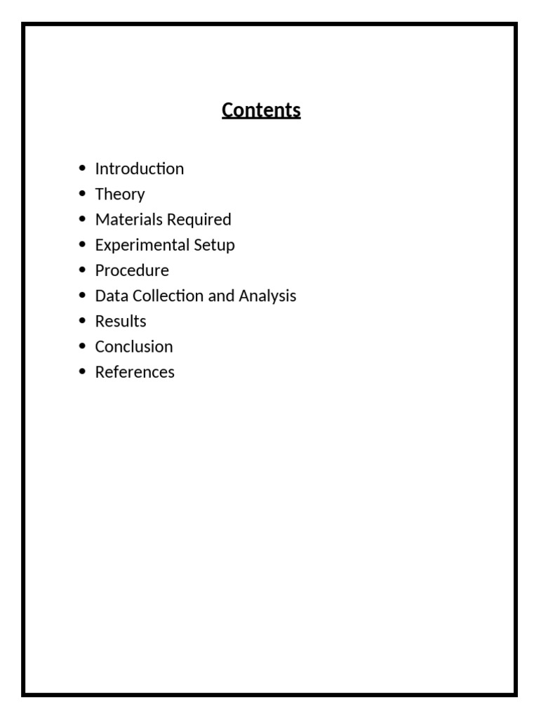 physics project | PDF | Electrical Resistance And Conductance ...