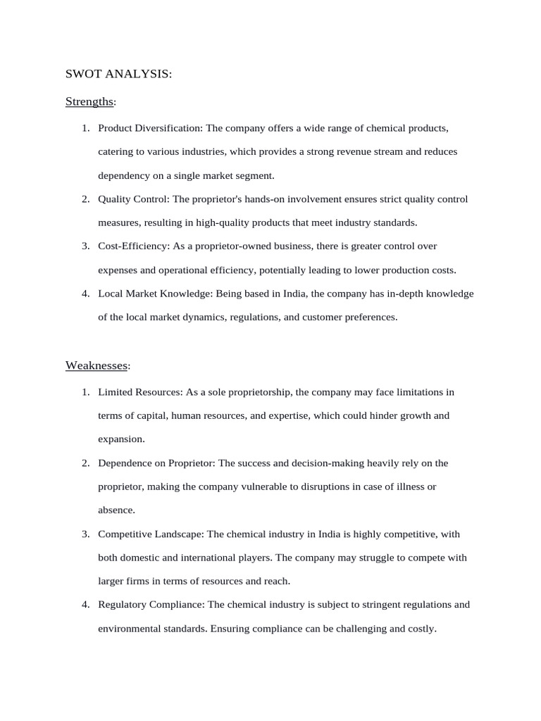 Internship Report SWOT Analysis | PDF | Market (Economics) | E Commerce