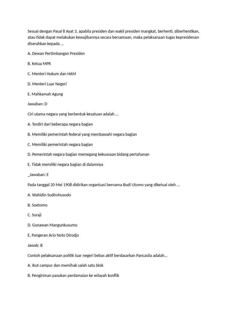 Soal TWK AKPOL | PDF