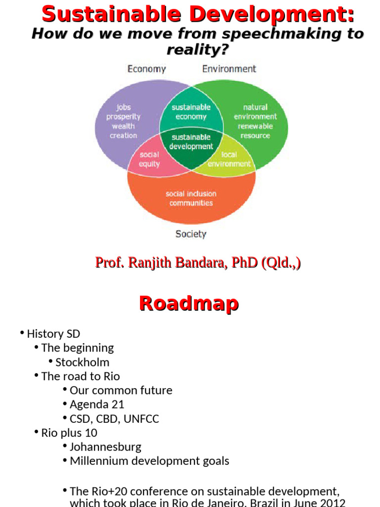 ECN 3141 Lecture Note 2 Concept of Sustainable Development | PDF ...