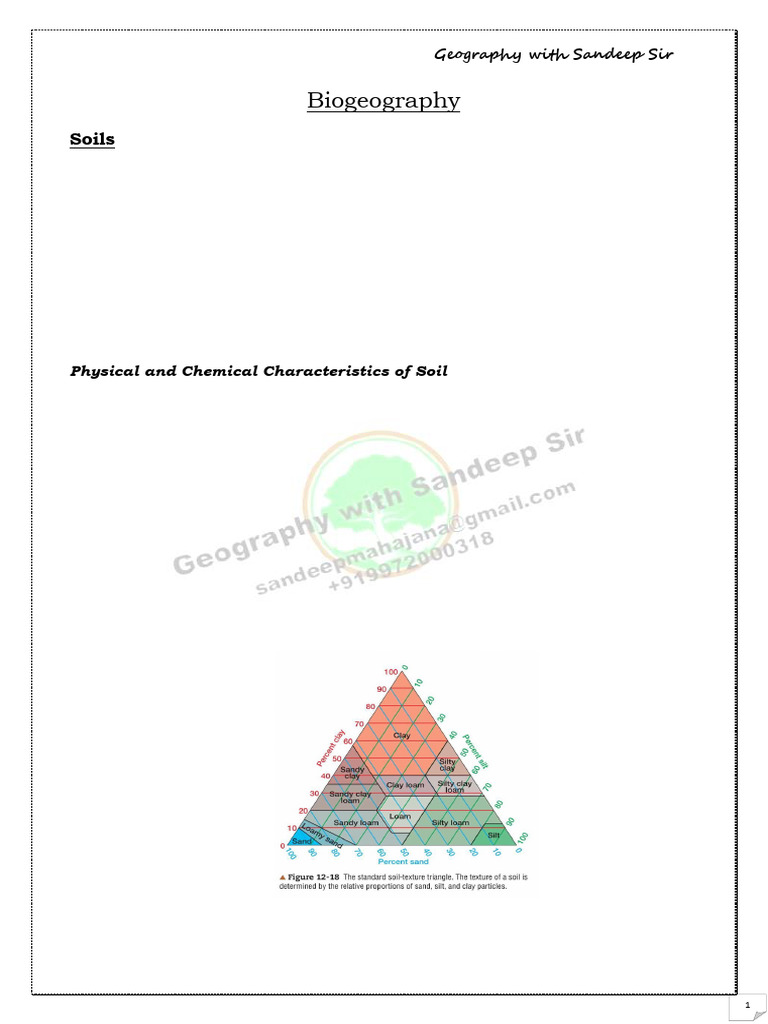 Bio Geography | PDF | Soil | Erosion