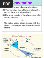 Gravitation All Derivations | PDF | Orbit | Sphere