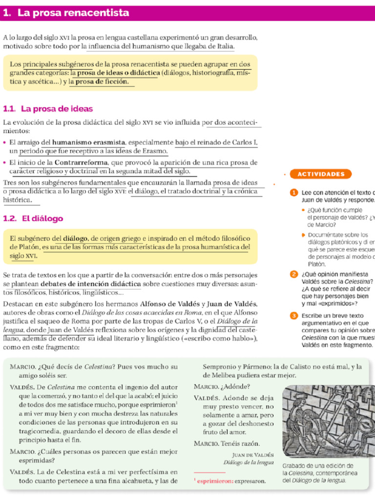 Prosa Lengua | PDF