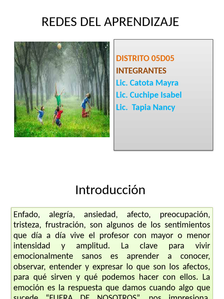 Manejo Emocional en Docentes Preescolares | PDF | Las emociones | Enseñando