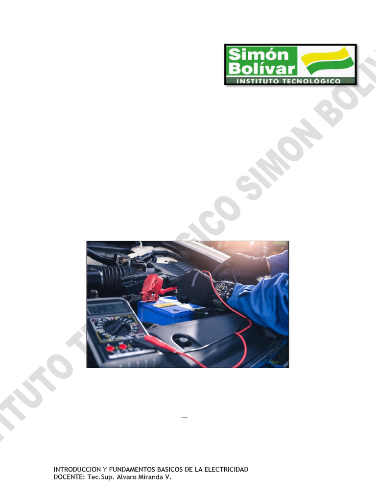 Modulo #1 Conceptos Basicos de La Electricidad | PDF | Electricidad | Corriente eléctrica