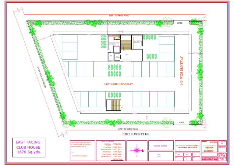Stilt Floor Parking Design Plan | PDF