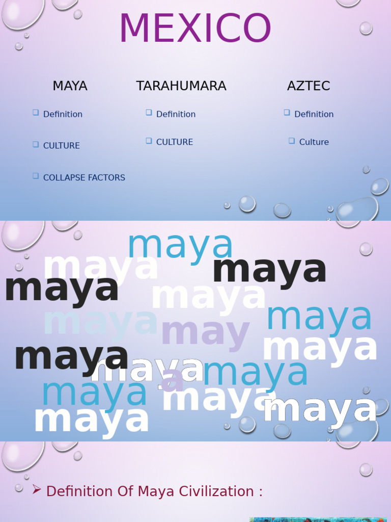 DOC MAYA | PDF | Maya Civilization