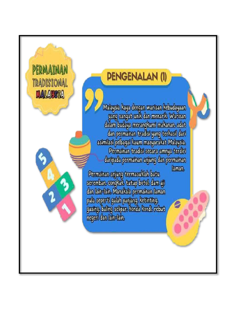 Permainan Tradisional | PDF