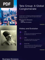 Tata Group: India's Leading Conglomerate | PDF