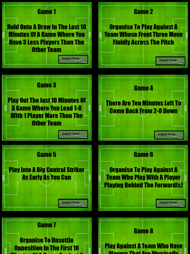 Soccer Game Strategies and Tactics | PDF