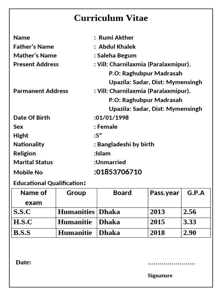 Curriculum Vitae2 | PDF