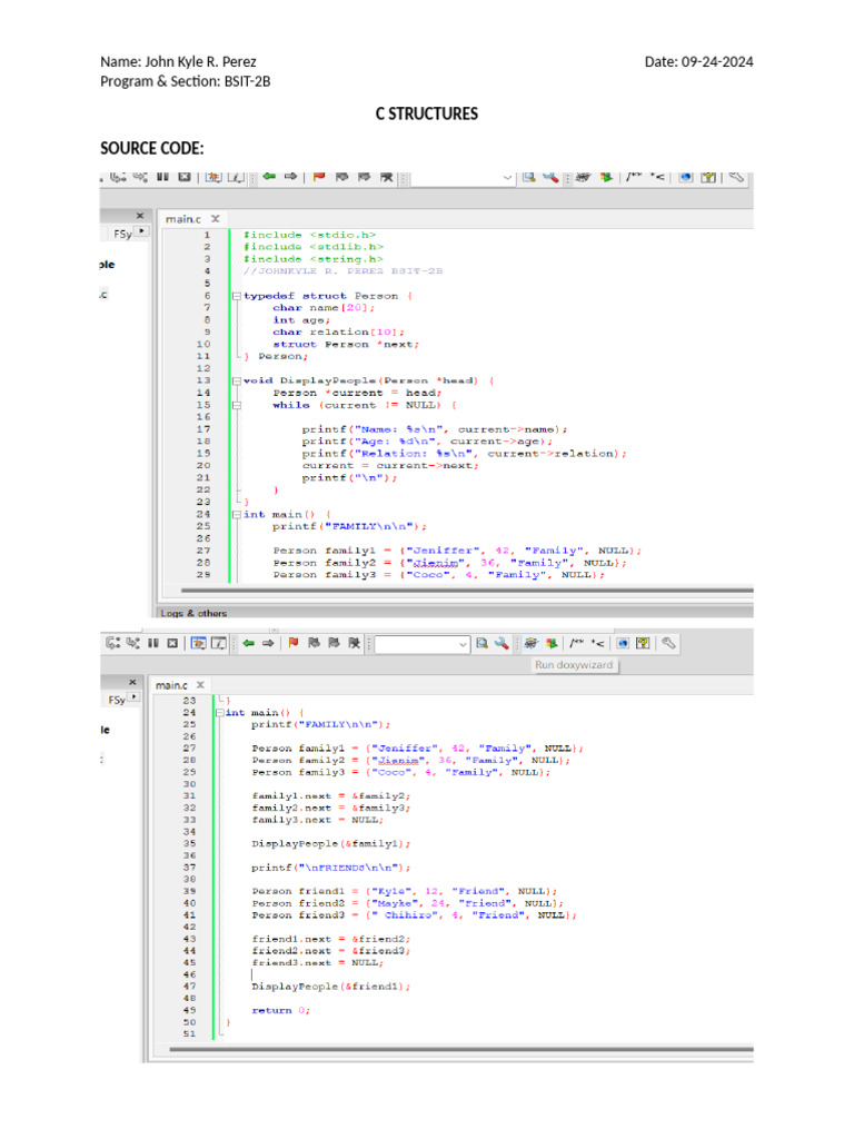 C STRUCTURES.johnkyleperez | PDF