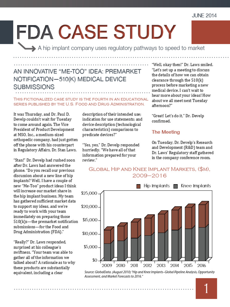 FDA Case Study 4 | PDF | Federal Food | Hip