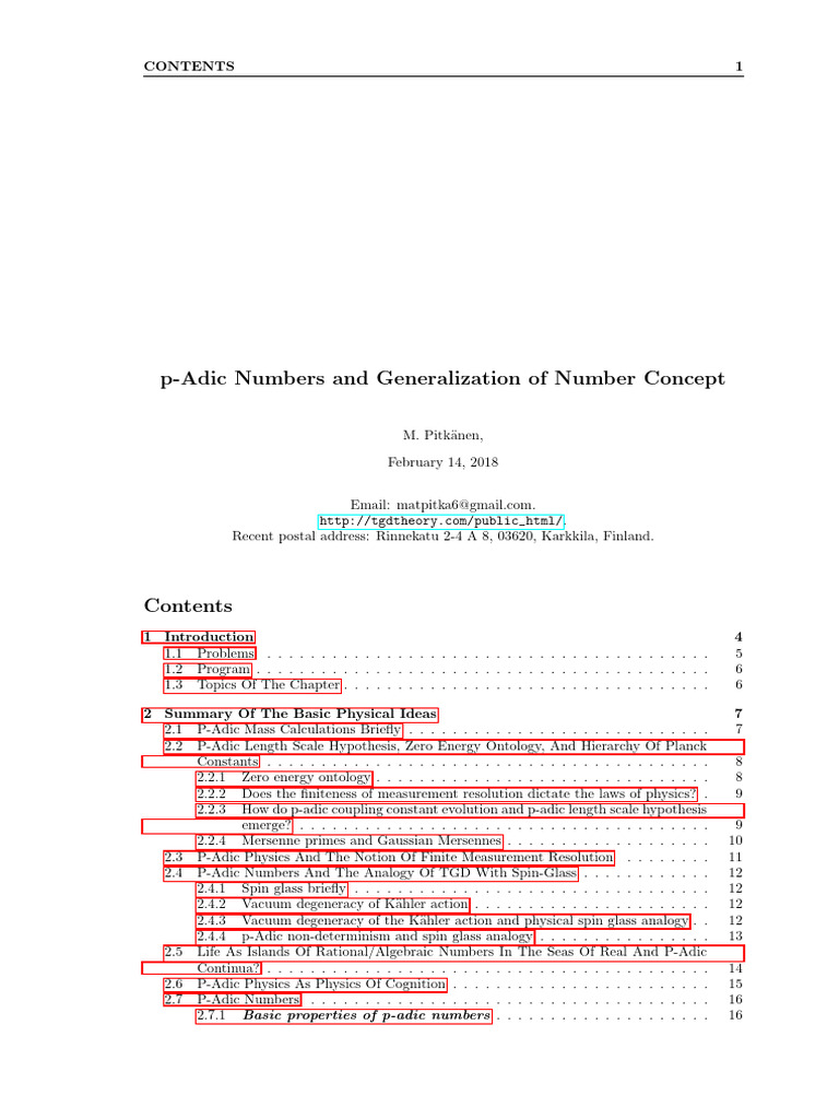 P-Adic Numbers and Generalization of Number Concept | PDF | Mathematical Analysis | Geometry