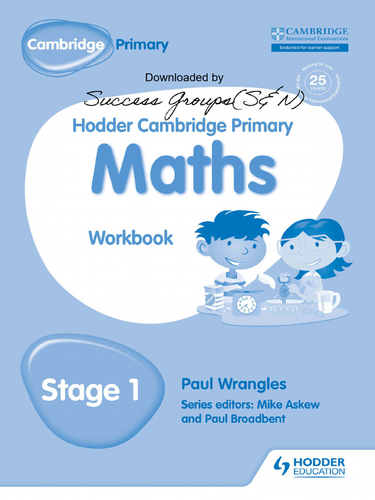 Nesrine-Hodder Cambridge Primary Maths Workbook 1 | PDF | Shape | Sphere