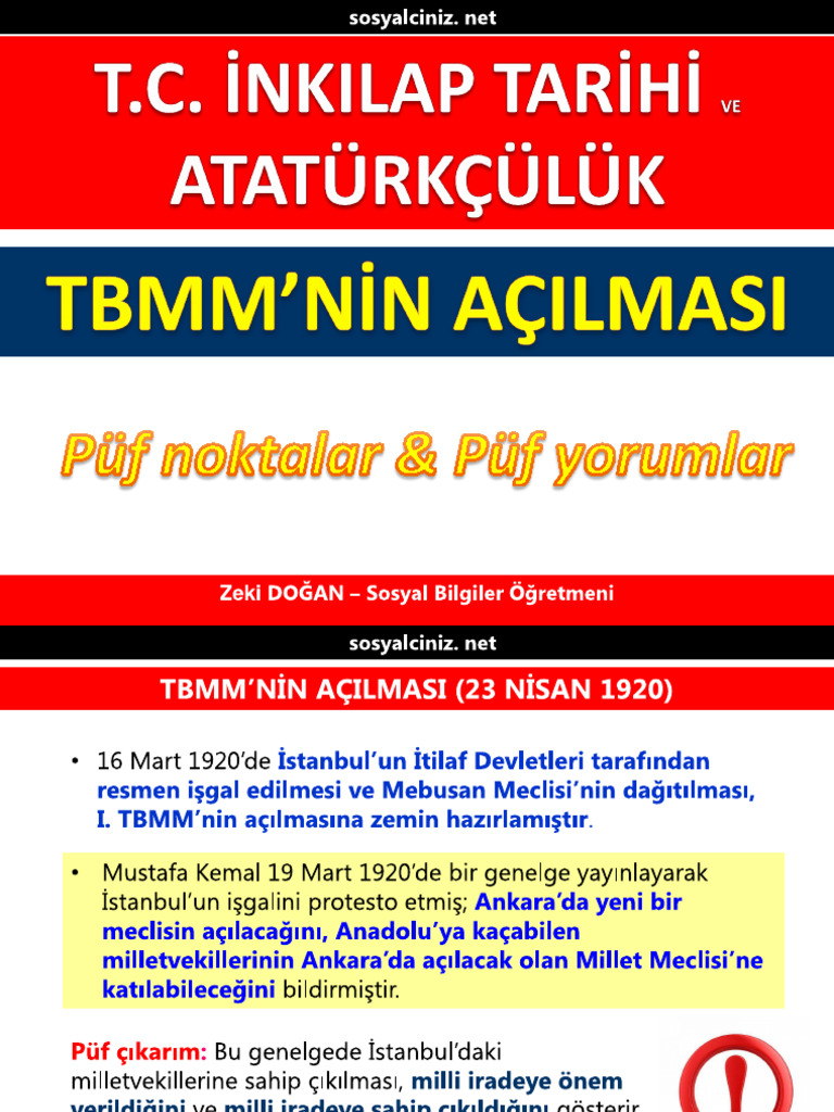 TBMM 1 Konu | PDF