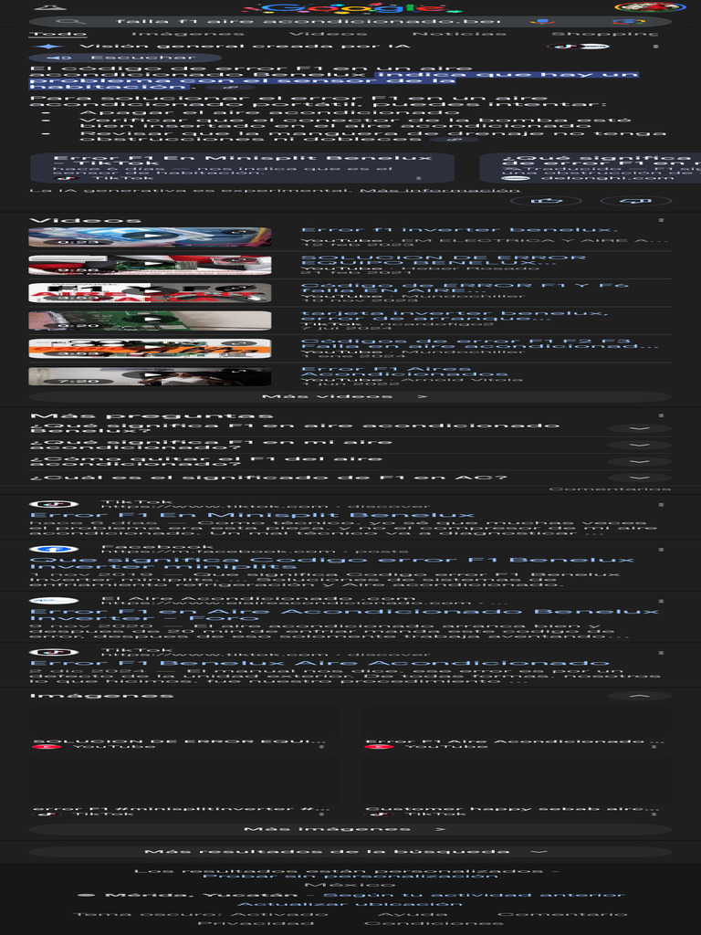 Falla f1 Aire Acondicionado - Benelux - Buscar Con Google | PDF | Ingeniería Termodinámica