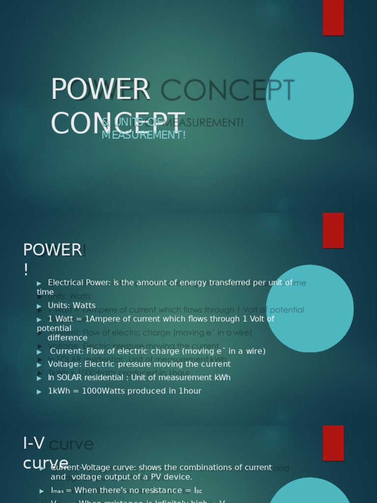Lecture2. Power Concepts | PDF