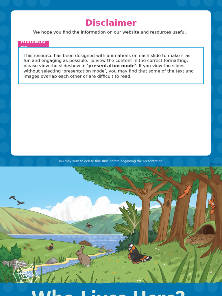 Engaging Animal Home Presentation | PDF