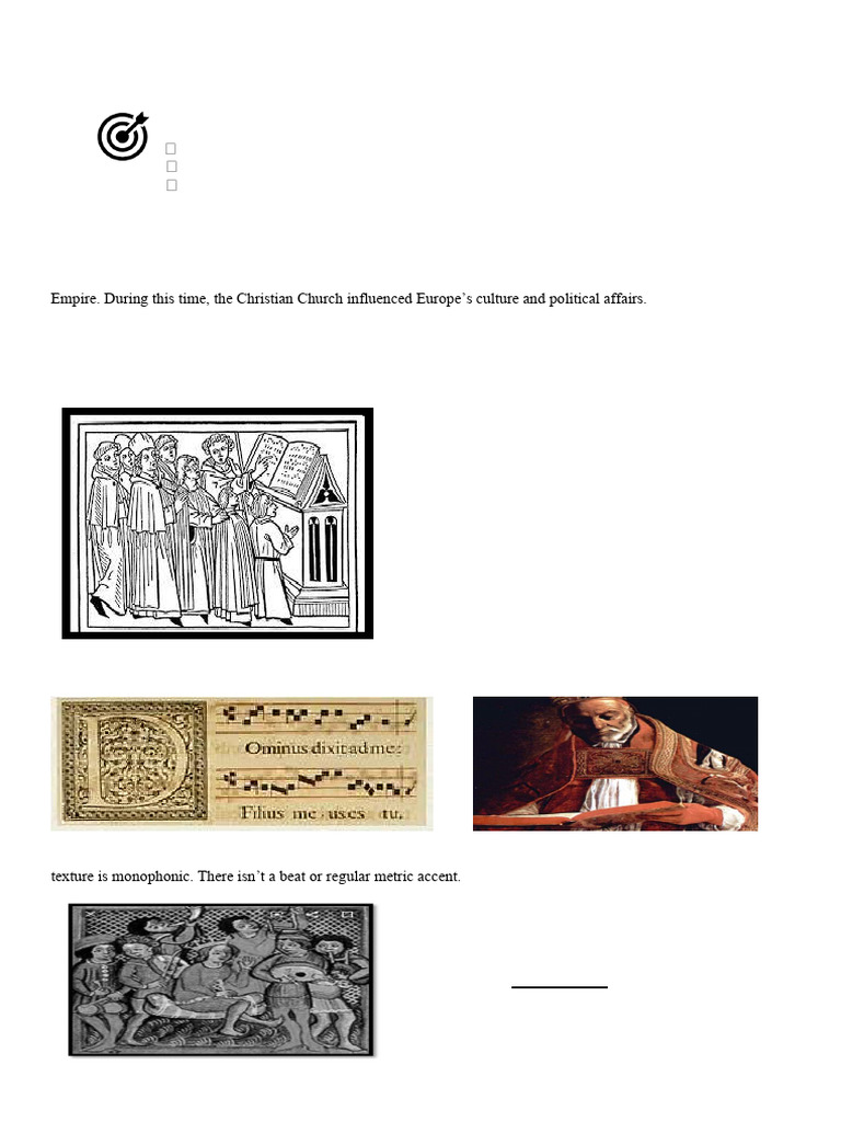 Music 9 Learning Sheets Q1 | PDF | Gregorian Chant | Musicology