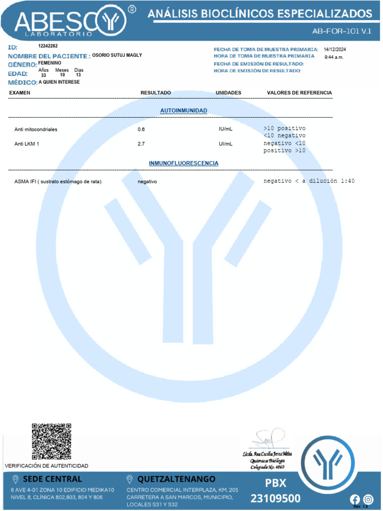 Resultados Magly Osorio Sutuj | PDF