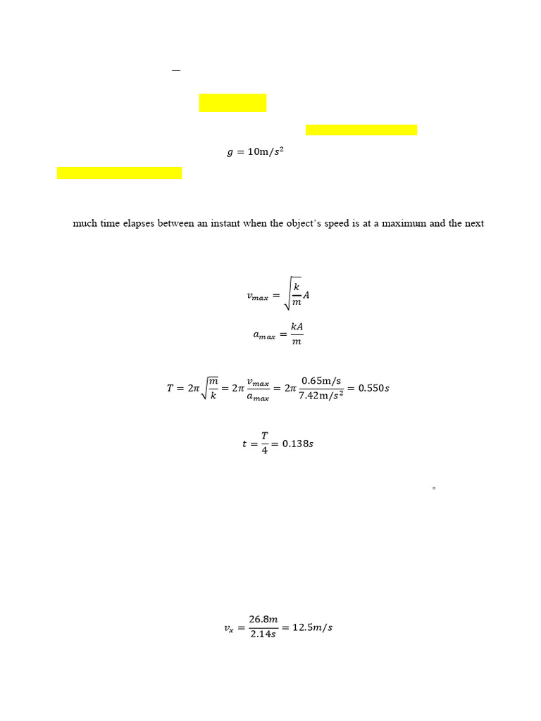 Simple Harmonic Motion & Waves | PDF | Electromagnetic Radiation ...
