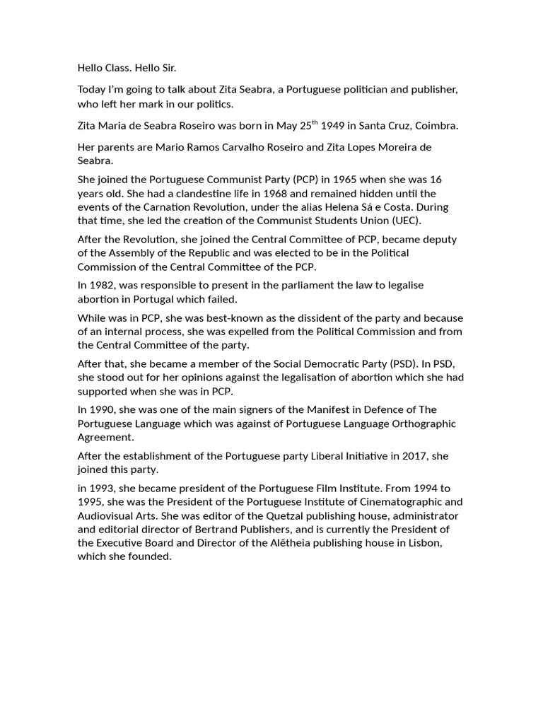 Oral Presentaion 9º | PDF