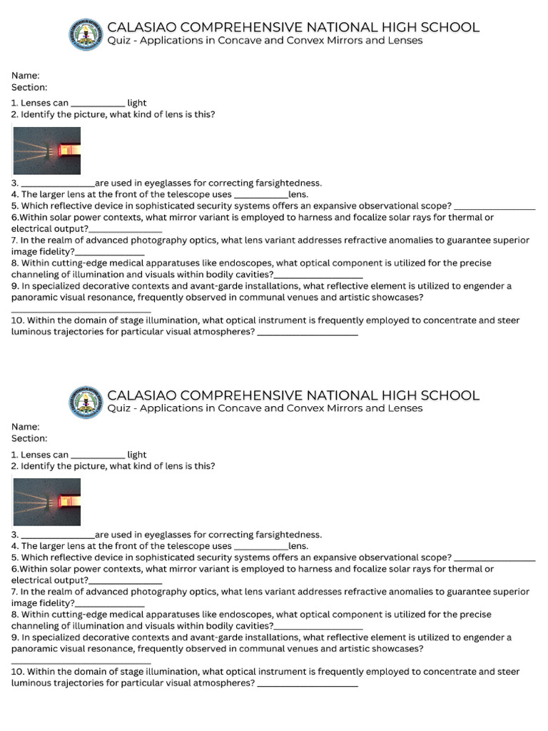 Sci Quiz | PDF