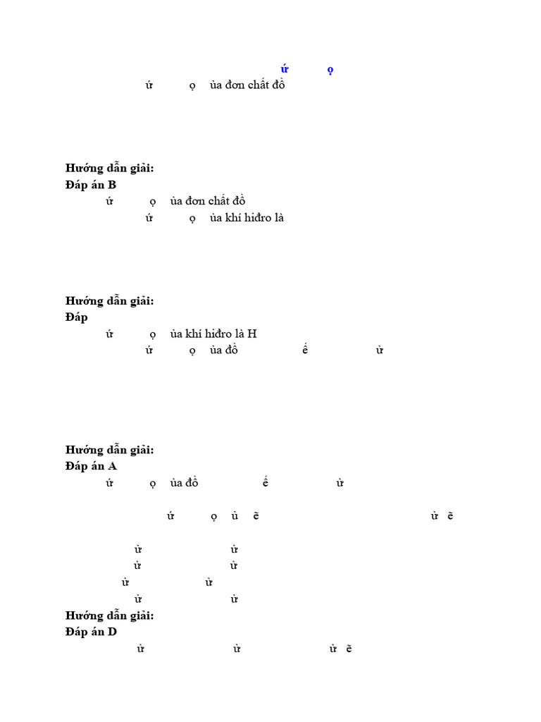 Trac-Nghiem-Cong-Thuc-Hoa-Hoc-Co-Dap-An-Hoa-Hoc-Lop-8-Đã G P | PDF