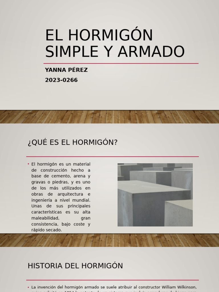 El Hormigón Simple y Armado | PDF | Hormigón | Concreto reforzado