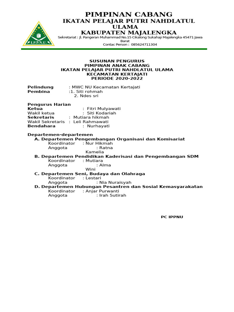 Struktur Ippnu | PDF