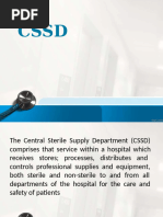 CSSD Checklist | PDF | Sterilization (Microbiology)
