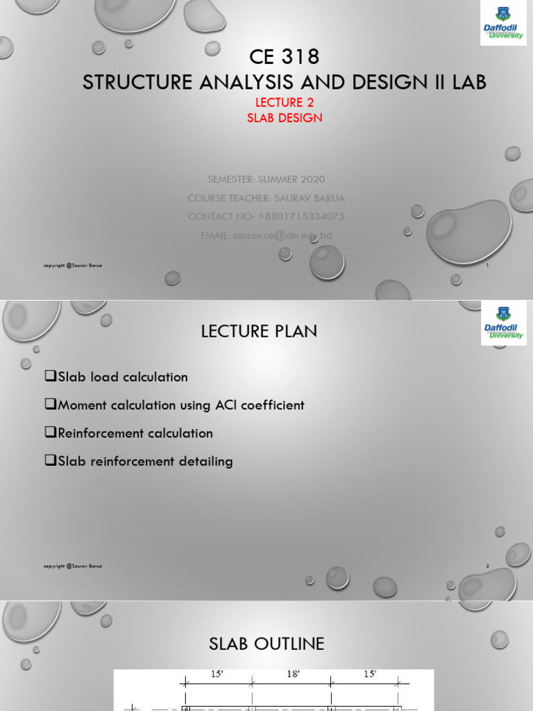 CE 318 Lecture 2 | PDF | Structural Engineering | Civil Engineering