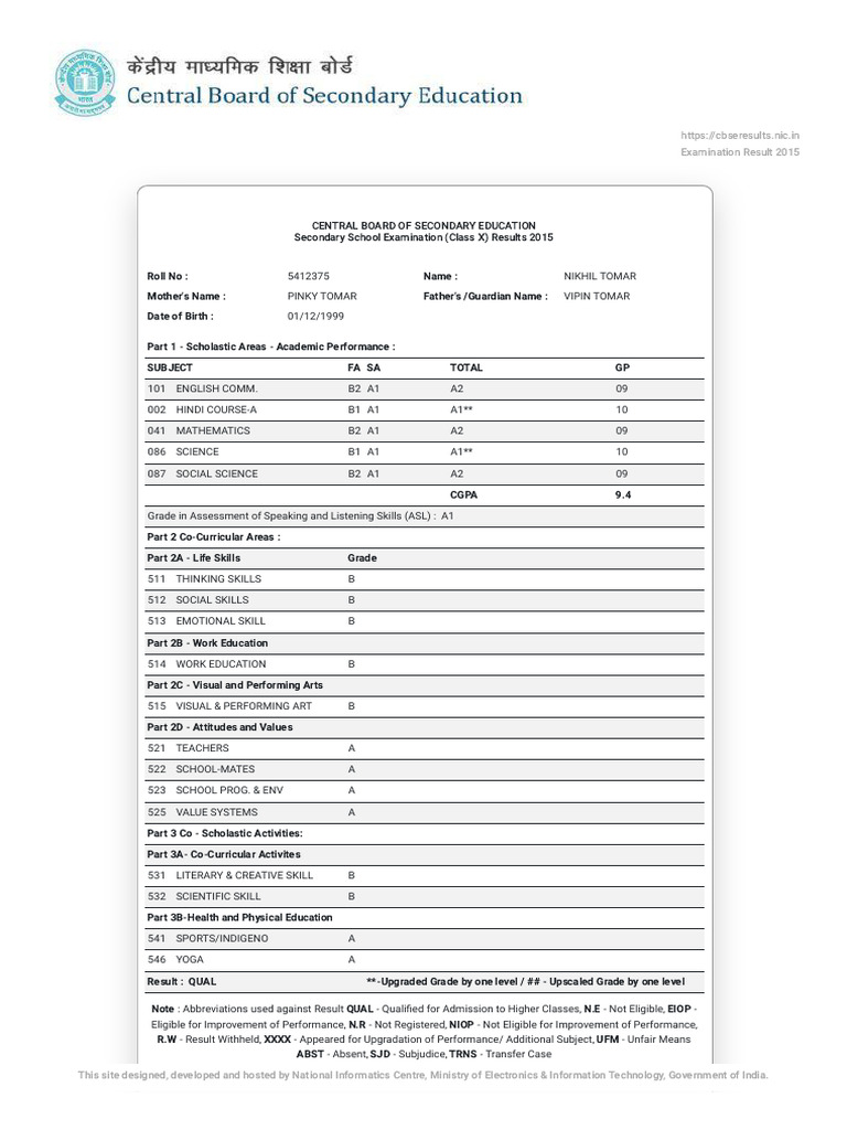 CBSE 10th Result - CBSEResultArchive | PDF | Qualifications | Educational Assessment And Evaluation