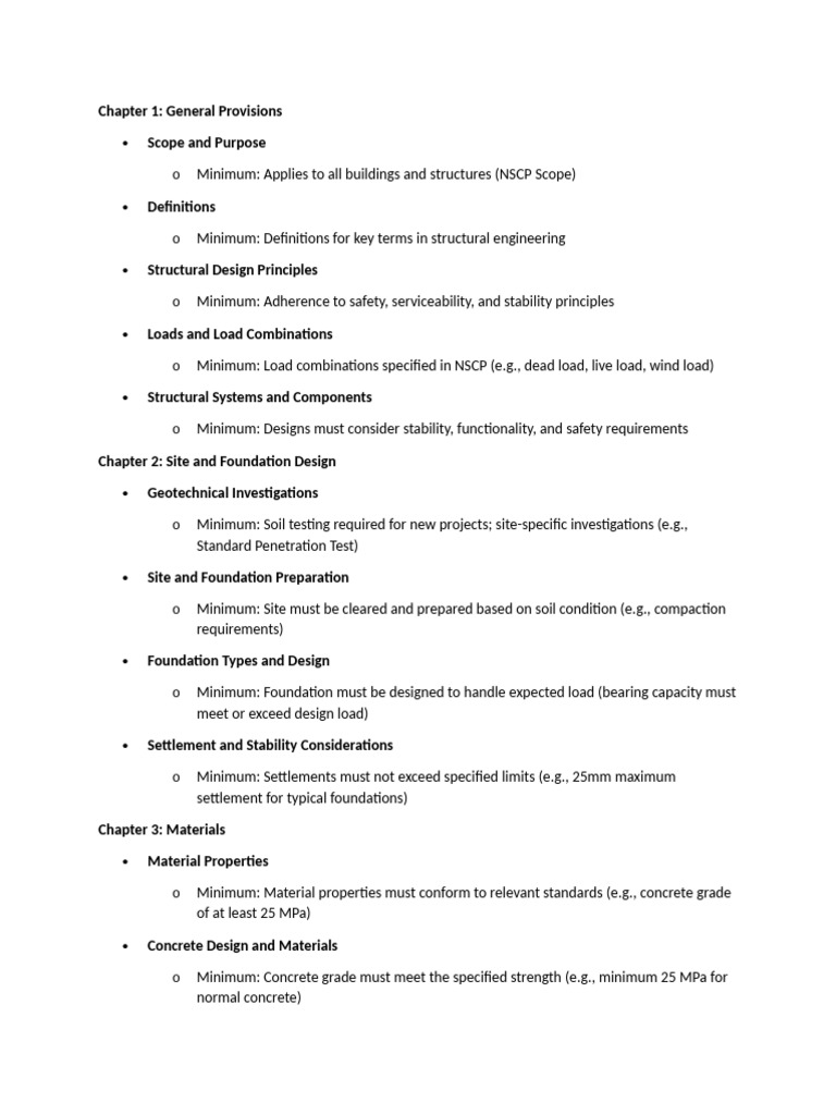 Nscp Clauses Pdf Structural Load Structural Engineering