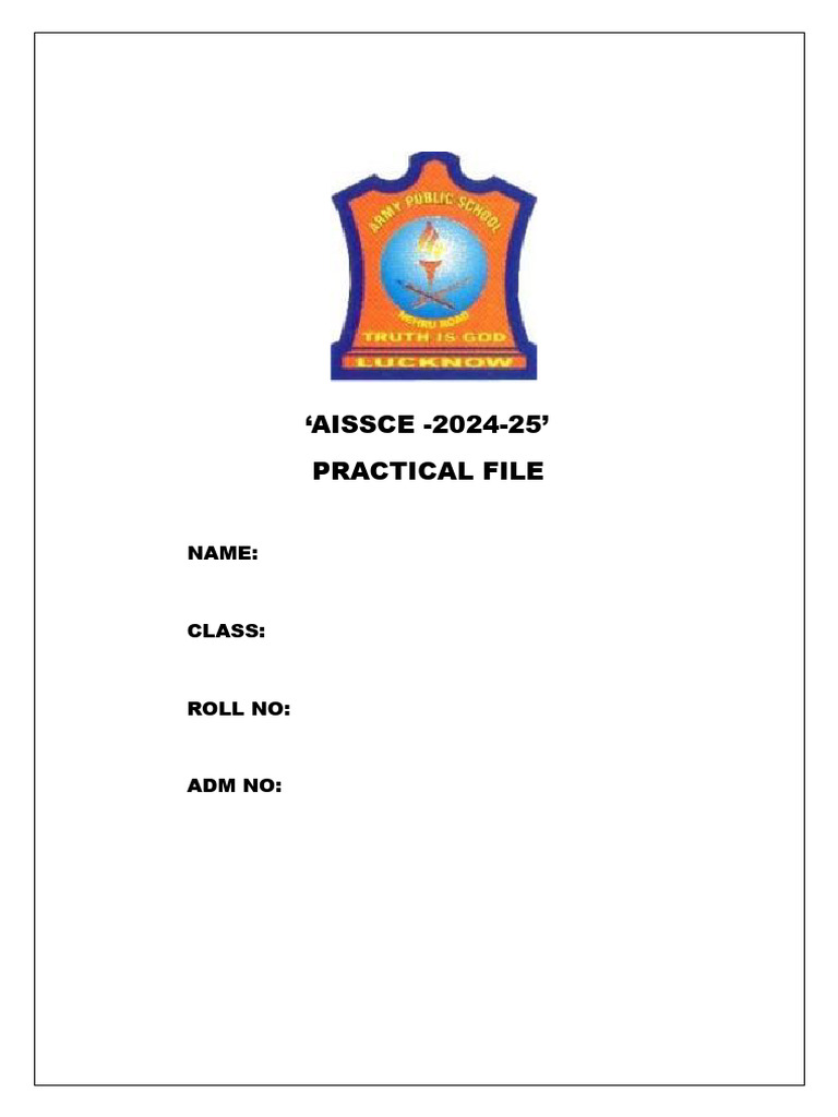 FORMAT - FOR - PRACTICAL - & - ACTIVITY - FILE (1) Physics | PDF