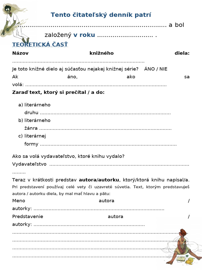 Citatelsky Dennik - Skrátená Verzia | PDF