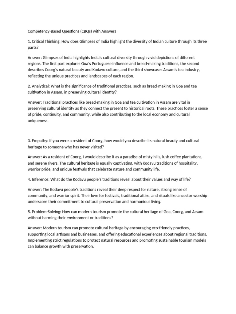 Competency-Base For Glimpsesof | PDF