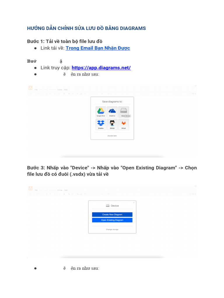 HUONG DAN CHINH SUA LUU DO BANG DIAGRAMS Rmkjqu | PDF