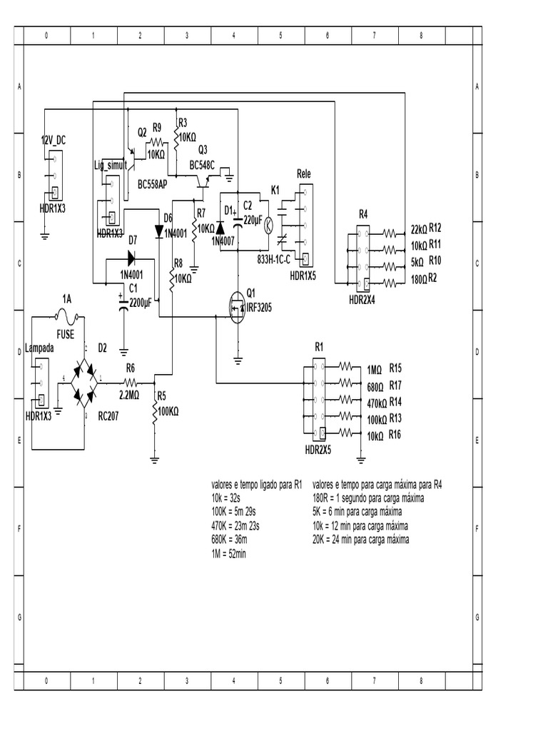 Temporizador Esquema | PDF