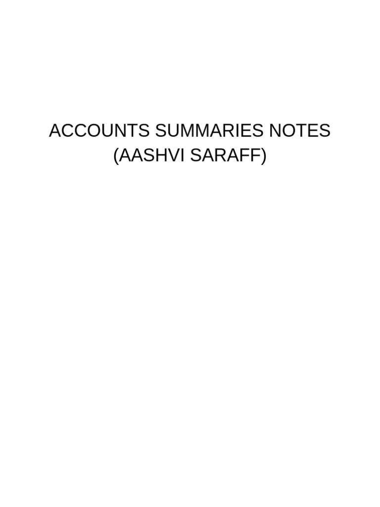 Accounting Basics and Business Documents | PDF | Debits And Credits ...