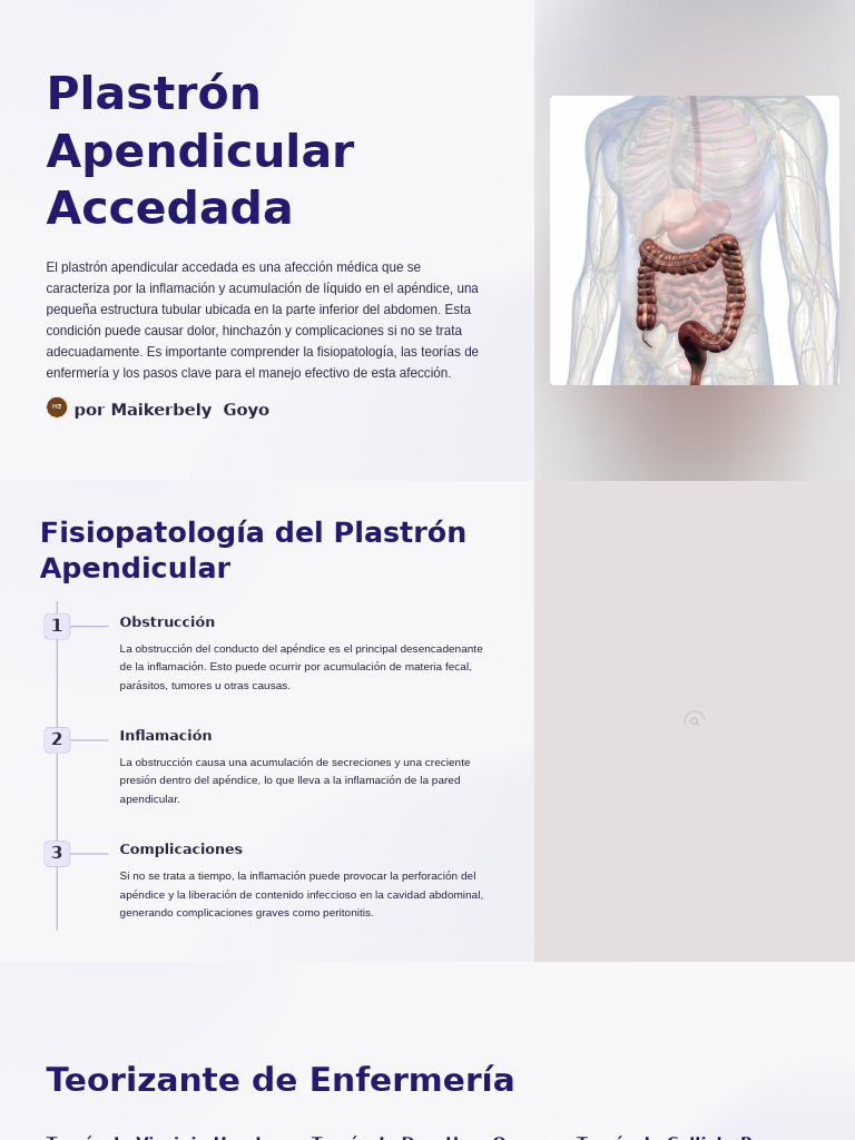 Signos y síntomas del plastrón apendicular | PDF | Enfermería | Causas ...
