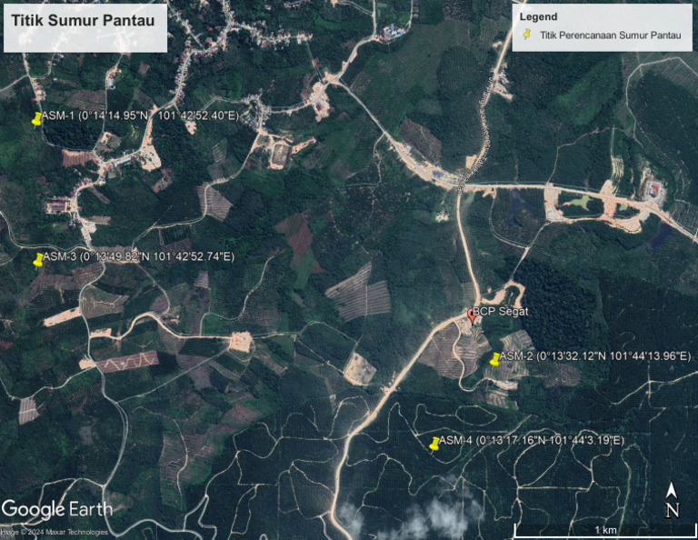 Titik Koordinat Sumur Pantau | PDF