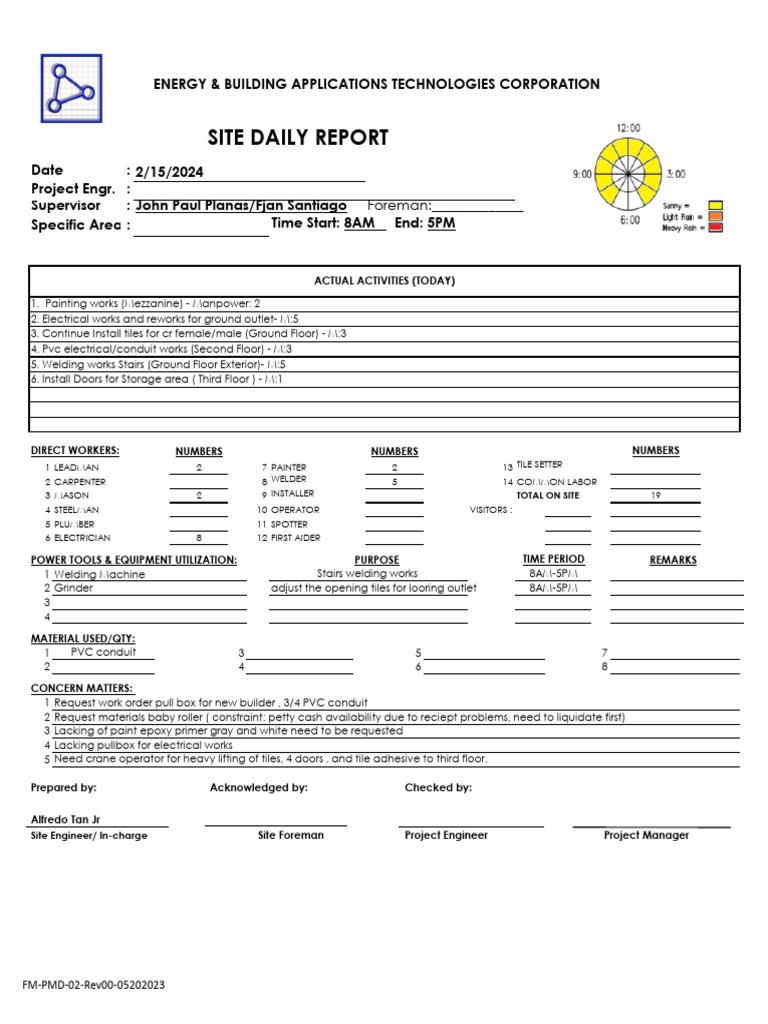 SAMPLE DAR REPORT | PDF | Secondary Sector Of The Economy | Industrial ...