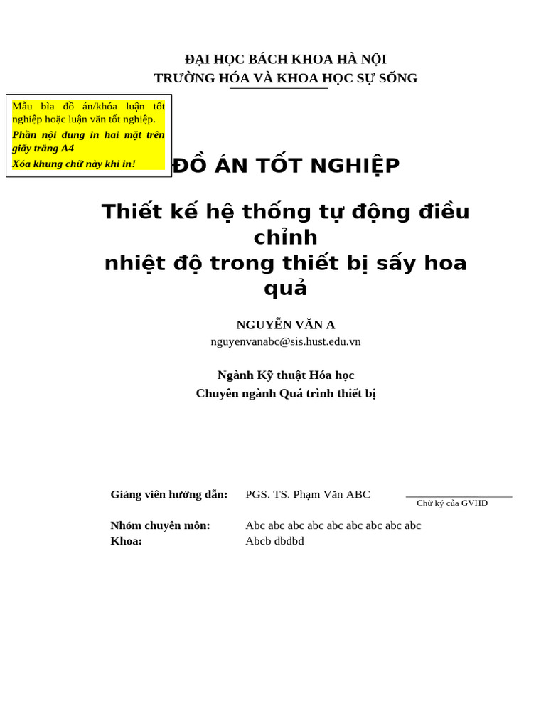 Scls - Template Datn 2024 | PDF